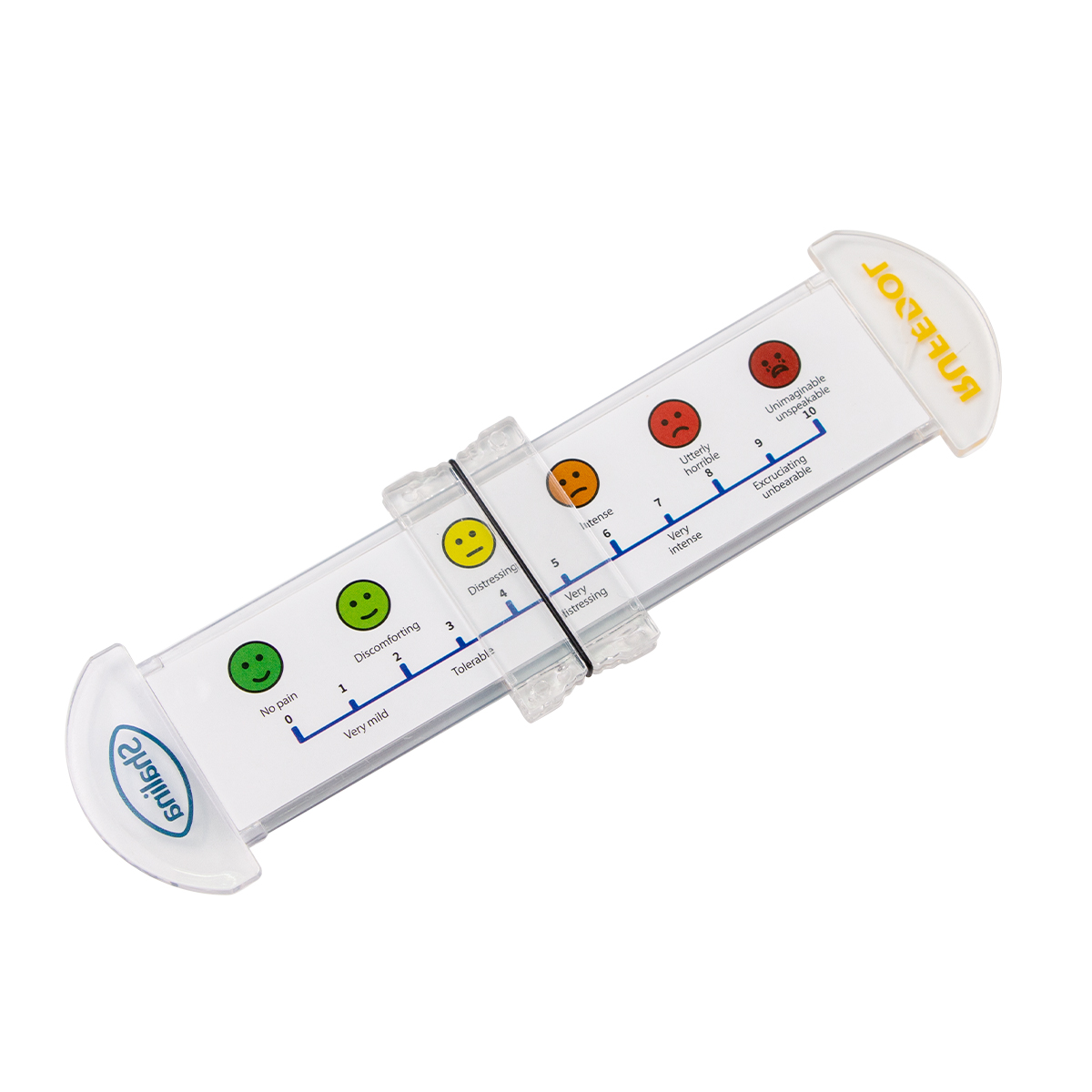 Custom Printed Plastic Medical Pain Scale Ruler - Buy Pain Scale Ruler ...