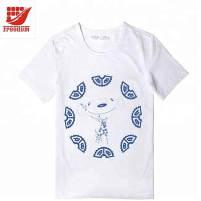 Customized one color printed cotton T shirts