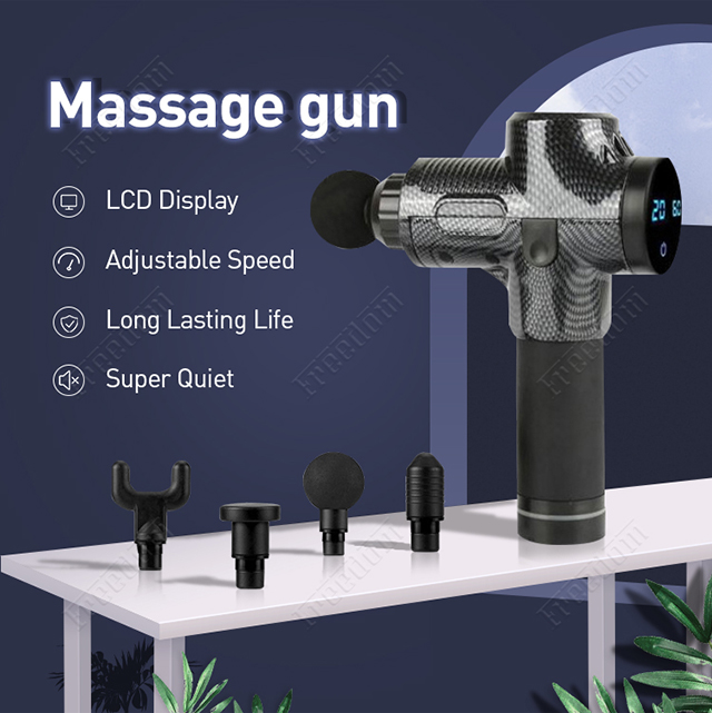 New Cordless Portable USB Massage Gun Muscle Vibration Handheld Massage ...