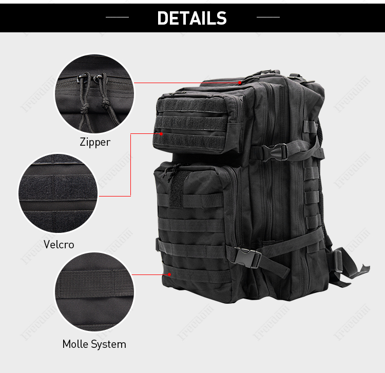 Custom Design Waterproof Military Tactical Backpack Camo Army Hiking ...