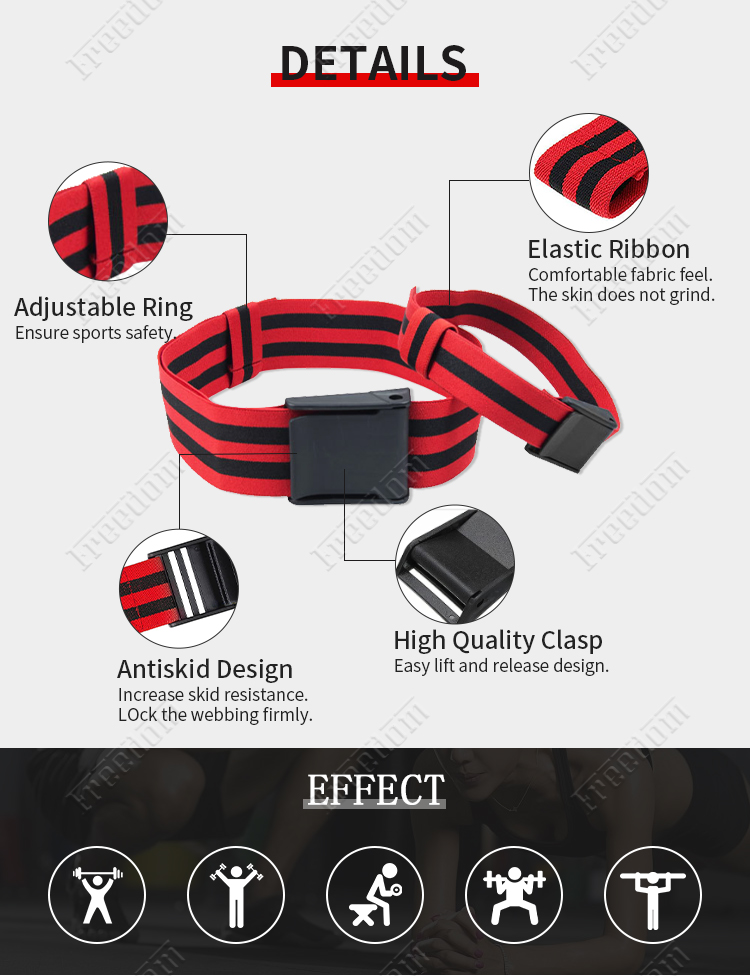 Amazon Hot Sale Custom Blood Flow Restriction Bands Occlusion Training ...